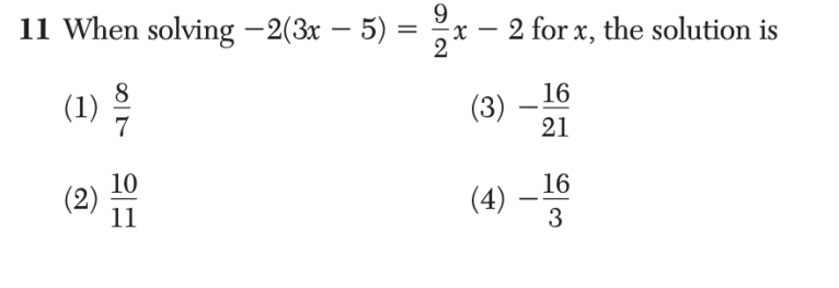 Regents Algebra 1 January 2025 Exam and Solutions – RegentsPrepHub